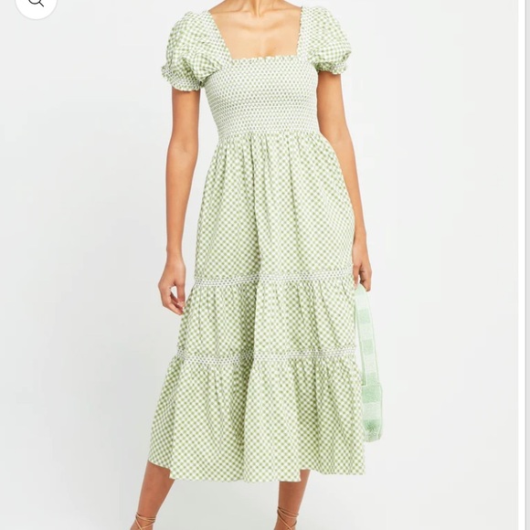 o.p.t | Dresses | Opt Gingham Maxi Dress | Poshmark